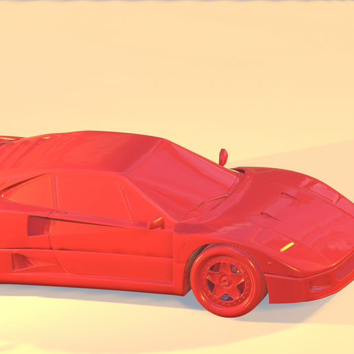 3D file Ferrari f40 key tad and toy 🔑 ・3D printable model to download・Cults