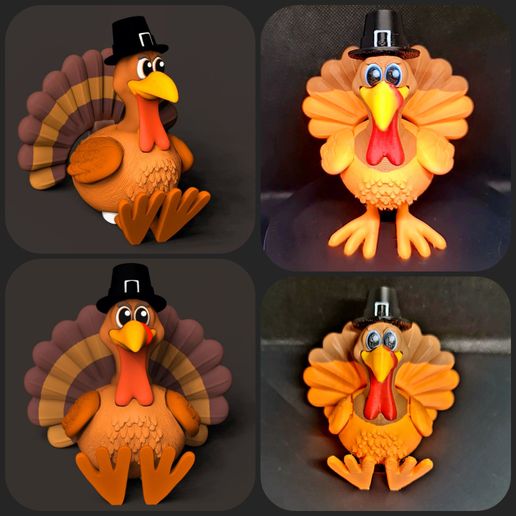 🦃 Mr Turkey!・ STL File for 3D printing・Cults