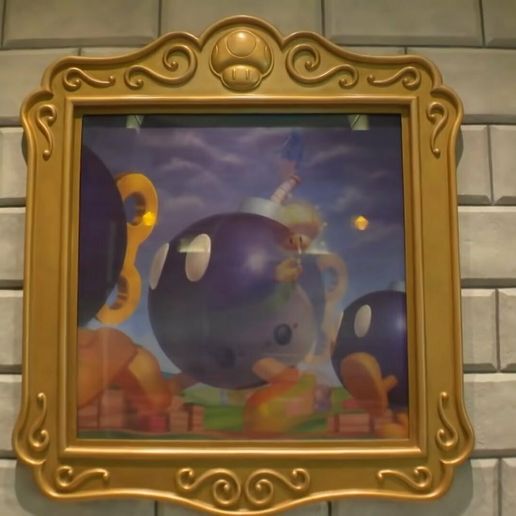empty picture frames mario odyssey
