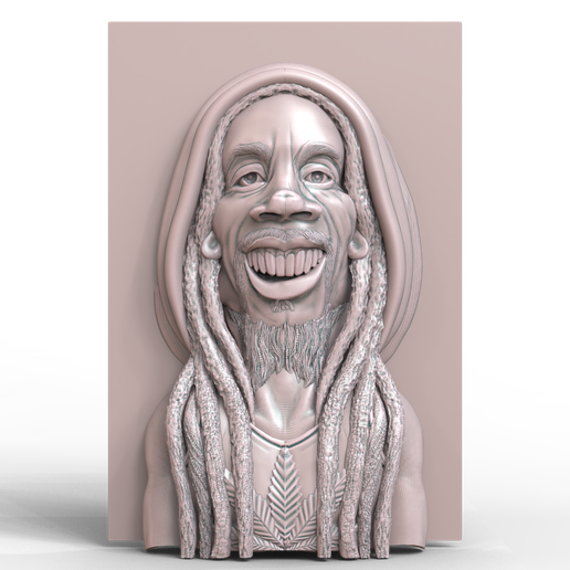 📁 Modèle 3D Fichier STL pour CNC Router Laser & 3D Printer Bob Marley・Fichier 3D pour Impression ...