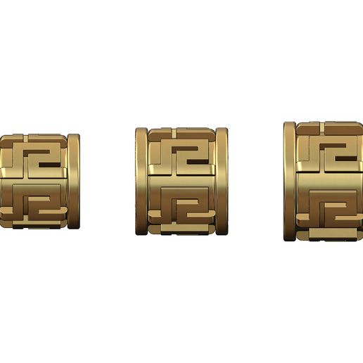 🏛️ Greek key pattern tube bead and charm 3D print model・ STL File for ...