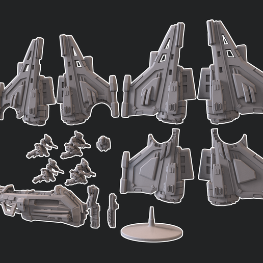👽 Ceti Tactical Fast Mover・ 3D File for 3D printing・Cults