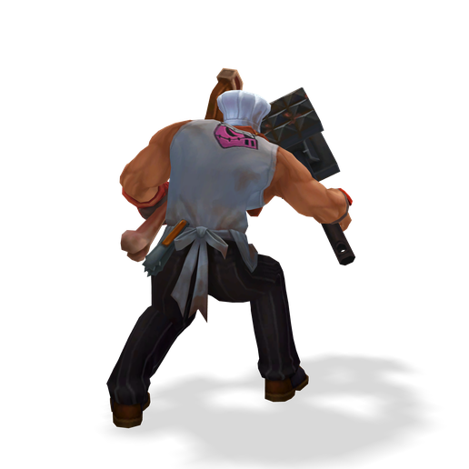 STL file Butcher Olaf League of Legends 3D print model 🦸 ・Template to ...