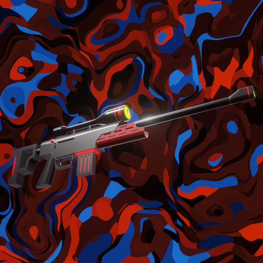 Archivo STL Rifle de francotirador Blitzo - Helluva Boss Cosplay ...