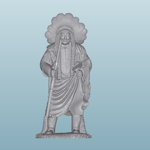 🤠 INDIAN W25 Native American Figures・ 3D File for 3D printing・Cults