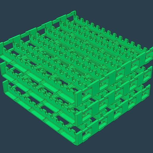 🧞‍♂️ MINI 4WD STACK MOTOR HOLDER・ STL File for 3D printing・Cults
