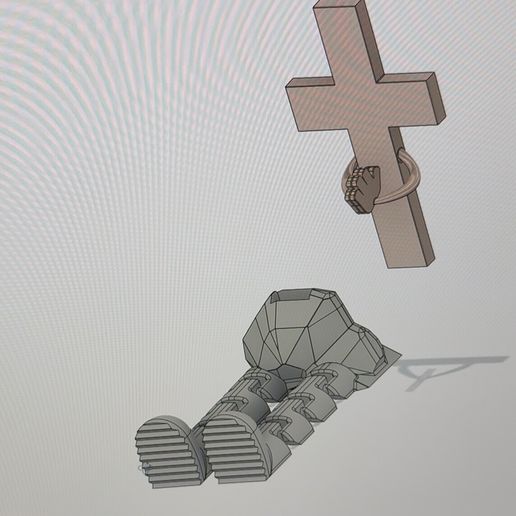 🙏 Praying Cross Buddy・ STL File for 3D printing・Cults