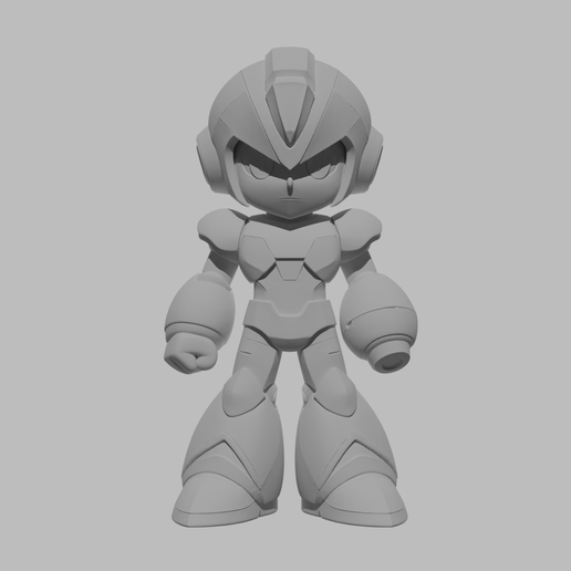 👨 MEGA MAN X CHIBI・ STL File for 3D printing・Cults