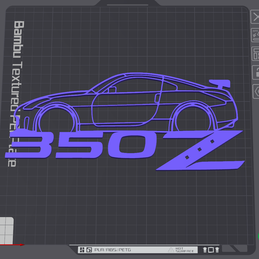 STL file Nissan 350Z wall art 🎨 ・3D printer design to download・Cults