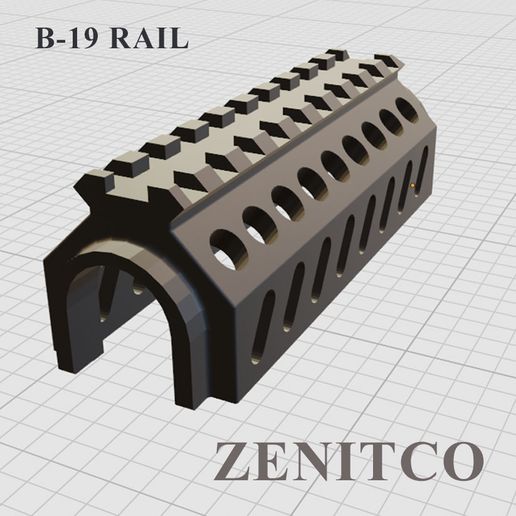 🔫 Zenitco B-19 upper handguard for Cyma・Free STL File for 3D printing・Cults