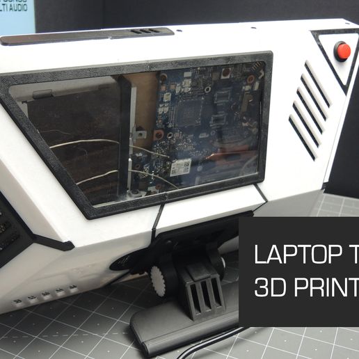 💻 Laptop To Desktop 3D Printed Case・ STL File for 3D printing・Cults