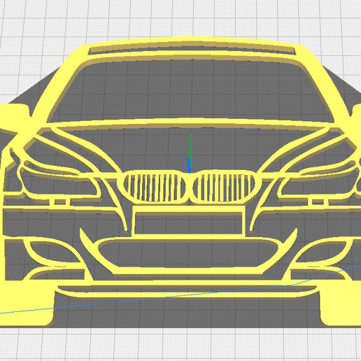 👤 bmw e60 front silhouette・ STL File for 3D printing・Cults