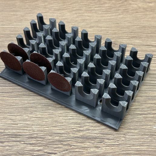 STL file Sanding disk holder for 25mm (1") Roloc R-Type 💾 ・3D printable ...