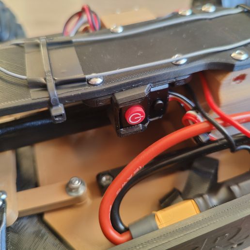 🚗 RC Car Cramer 4X4 ESC Power Switch Holder HobbyWing・Free STL File for ...