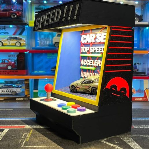 🕹️ Arcade Machine Display for 1/64 Scale Cars & Hot Wheels・ 3D File for ...