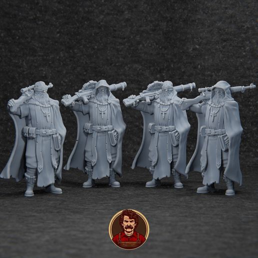 🆕 Principality of New Antioch - Sniper Priest (+ Variant)・ STL File for ...