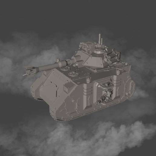 🪖 Chaos Predator tank truescale (rescaled) trims, spikes, chains ...