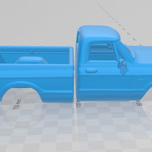 🚙 Chevrolet C10 Cheyenne Pickup 1971 – Body Car STL Model・ 3D File for ...