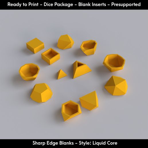 🎲 Liquid Core Blank Dice Masters – Ready to Print -Liquid Core Blank ...