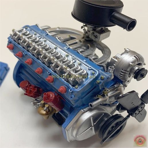🌆 CHRYSLER SLANT SIX - ENGINE・ STL File for 3D printing・Cults