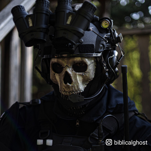 Simon Ghost Riley Cosplay Mask ️ Highly Detailed ️ | Call of Duty ...