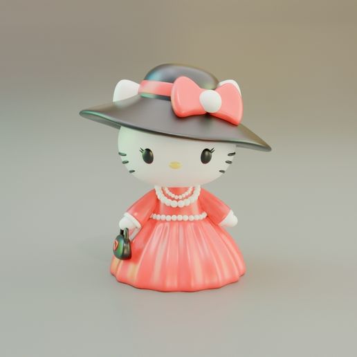 👋 HELLO KITTY・ STL File for 3D printing・Cults