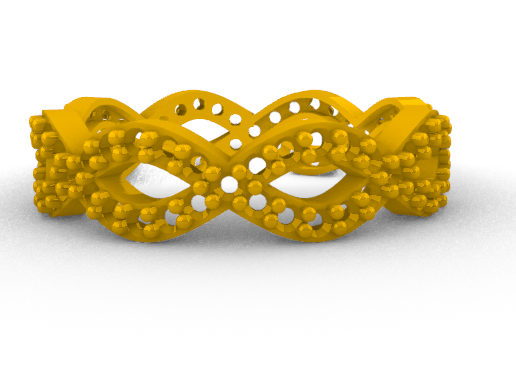 STL file Infinity ring AD0028 ♾️ (OBJ)・3D printing model to download・Cults