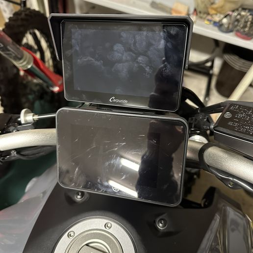 STL file Universal ball mount speedometer adapter Yamaha MT-07 📞 ・3D ...