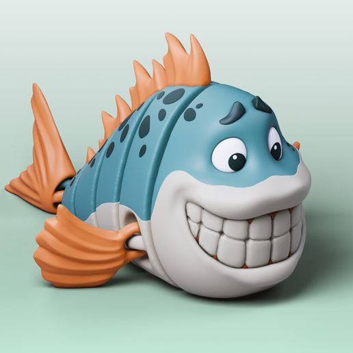 🐠 Flexi Fish・ STL File for 3D printing・Cults