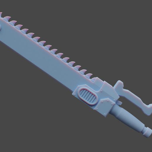 🆓 FREE ChainSword Prop/Cosplay・Free STL File for 3D printing・Cults
