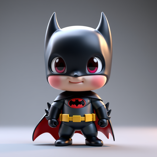 STL file Cute Batman Tabletop figurine 🎲 ・3D print design to download・Cults