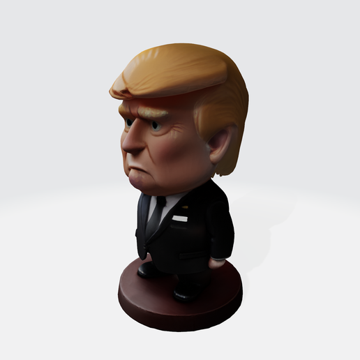 STL file Trump Chibi style 🇺🇸 ・3D print model to download・Cults