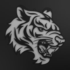 Download 3 3D models from keychain tiger listed by chuchas_3D • 3D ...