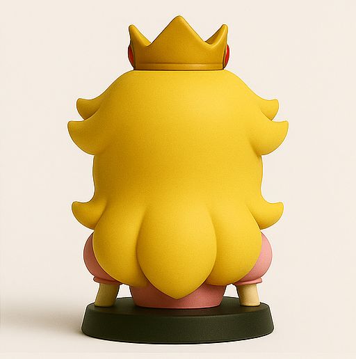 👸 Princess Peach Skull Bust・ STL File for 3D printing・Cults