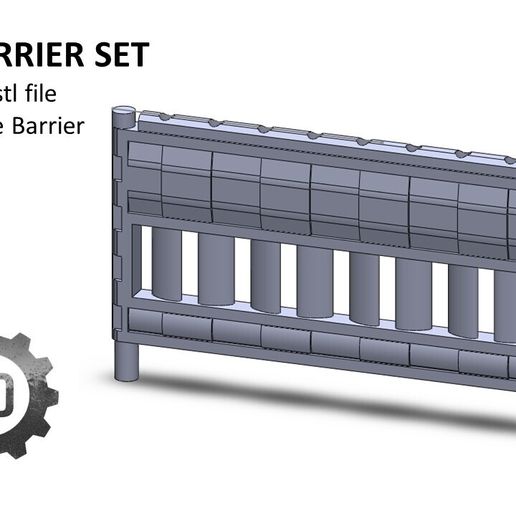 🚧 1 /87 H0-Scale - Barriers Set - Resin printable 3D print model・ STL ...