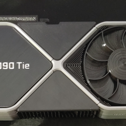 STL file NVIDIA RTX 4090 & 4080 FOUNDERS EDITION FULLY 3D PRINTABLE 1:1 SCALE WITH SPINNING FANS ...