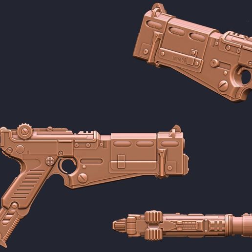 🔫 Handgun 1960 Wolfenstein Prop Replica Weapon Gun Cosplay・ 3D File for ...