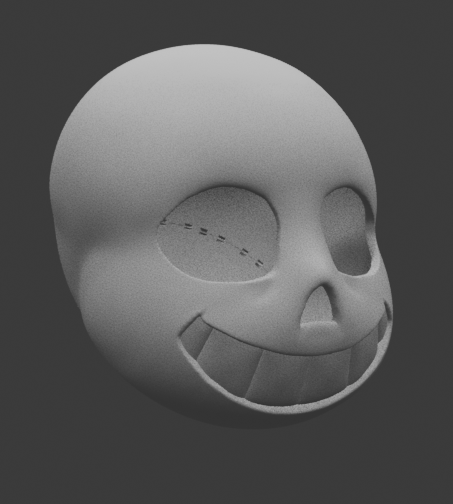 🪖 Sans Undertale Cosplay Helmet・ STL File for 3D printing・Cults