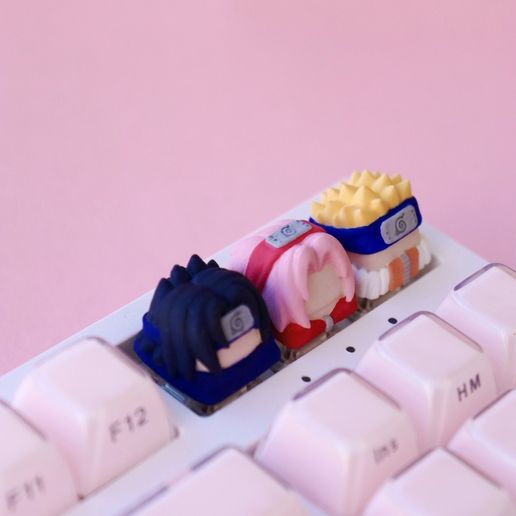 3D printing Naruto Starters Keycaps - Mechanical Keyboard・Cults