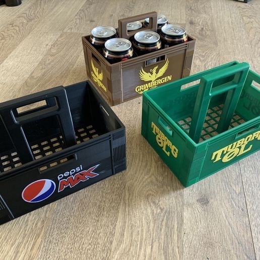 🍺 Beer Box 6-Pack・Free 3D File for ・Cults
