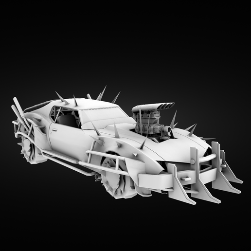 🏎️ MAD MAX FURNACE・ STL File for ・Cults