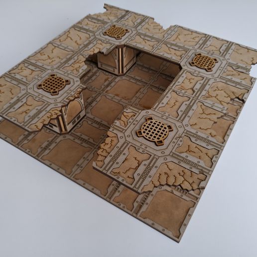 ♟ Hive Sector 15 - Large Platforms and Large Damaged Platforms・Free SVG ...