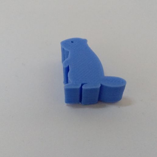 🦫 Beaver Meeple Silhouette – 3D Printable Game Token・ STL File for 3D ...