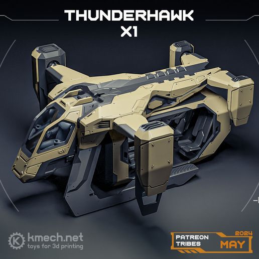 🚁 Thunderhawk X1 Helicopter・ STL File for 3D printing・Cults