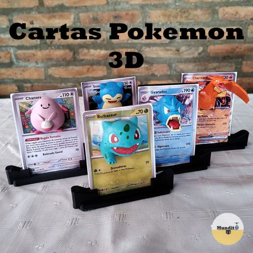 🐉 3D pokemon card support・ STL File for 3D printing・Cults