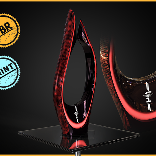 🇦🇿 F1 Azerbaijan GP Trophy Award・ STL File for 3D printing・Cults