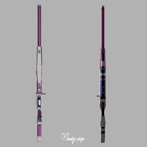 🕹️ Caitlyn Arcade Weapon League of Legends・ 3D File for 3D printing・Cults
