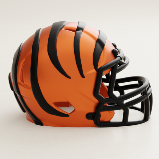 🪖 NFL CINCINNATI BENGALS HELMET 2024・ STL File for 3D printing・Cults