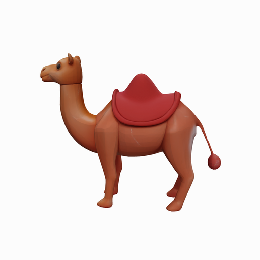 🏜️ desert camel・ STL File for 3D printing・Cults