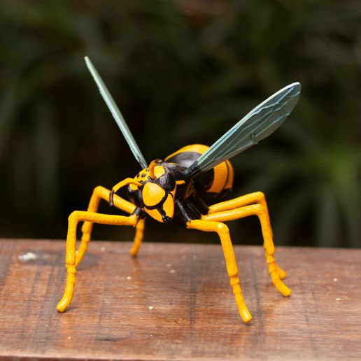 🎨 Articulated Realistic Wasp・ STL File for ・Cults